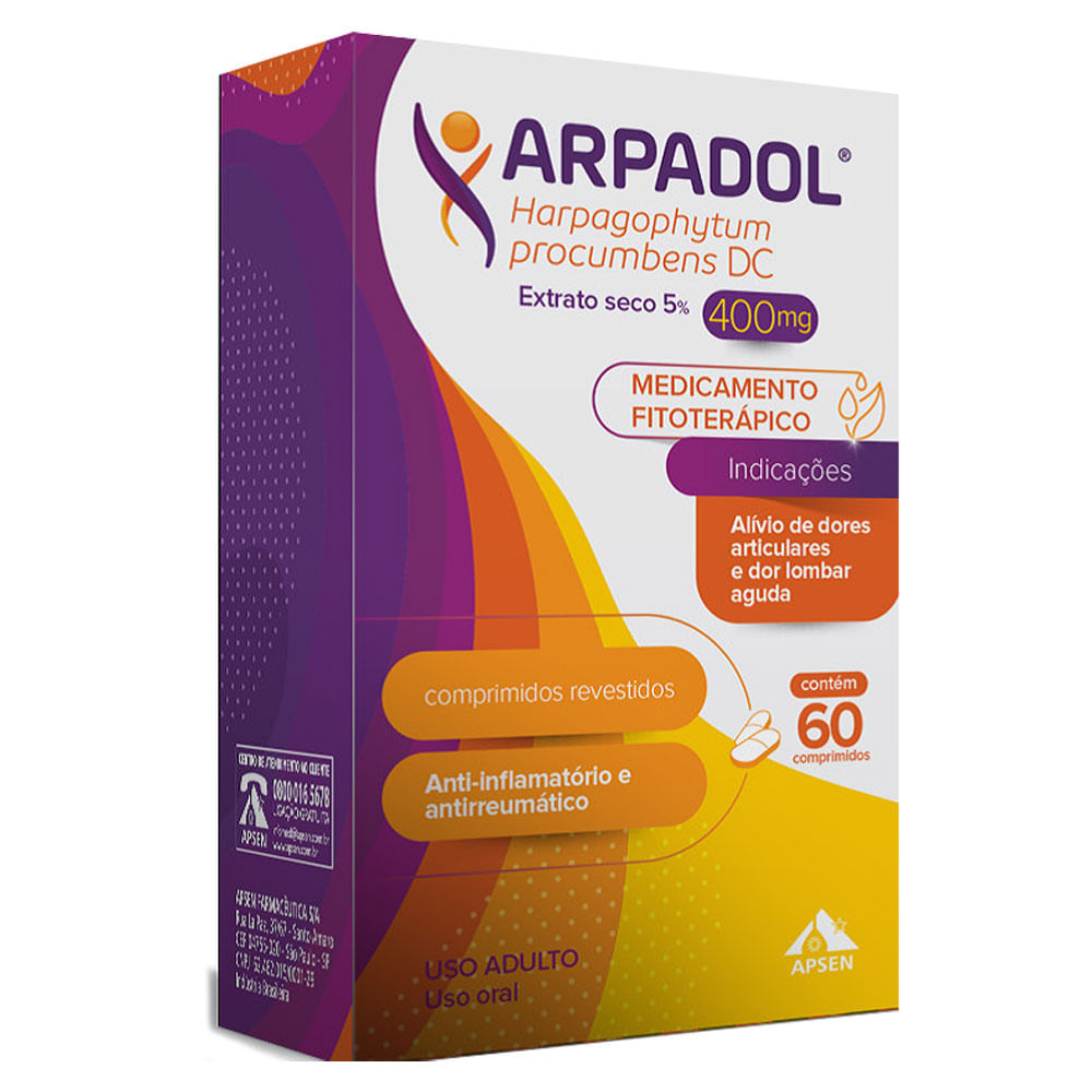 Arpadol 400mg c/ 60 Comprimidos